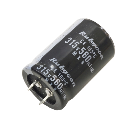 خازن الکترولیتی 560uF / 315V ژاپنی مارک RUBYCON سری MXR