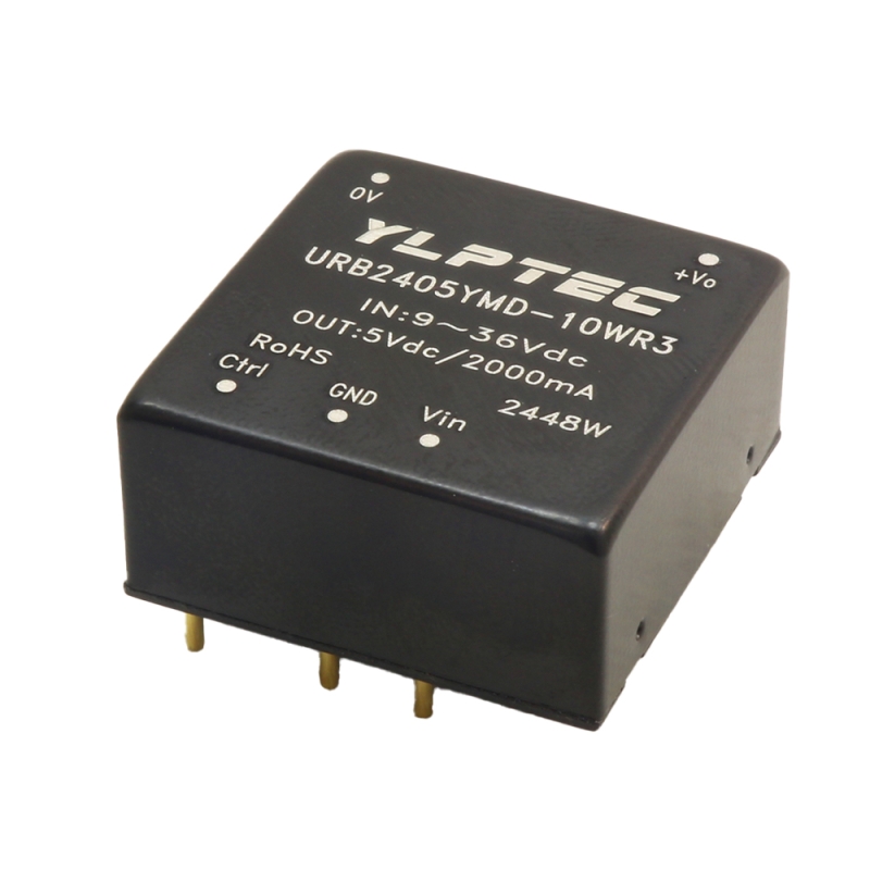 مبدل کاهنده روبردی ایزوله 24VDC به 5VDC توان 10W مدل URB2405YMD-10WR3 ...