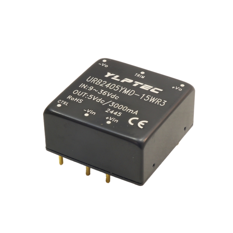 مبدل کاهنده روبردی ایزوله 24VDC به 5VDC توان 15W مدل URB2405YMD-15WR3 ...