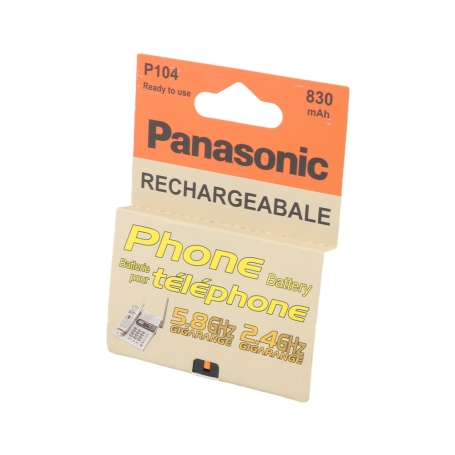 باتری تلفن بی سیم 830mAH مدل P104 مارک Panasonic