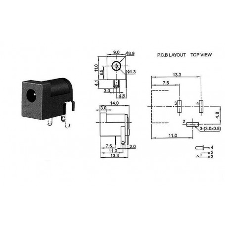 جک آداپتور مدل DC-005C