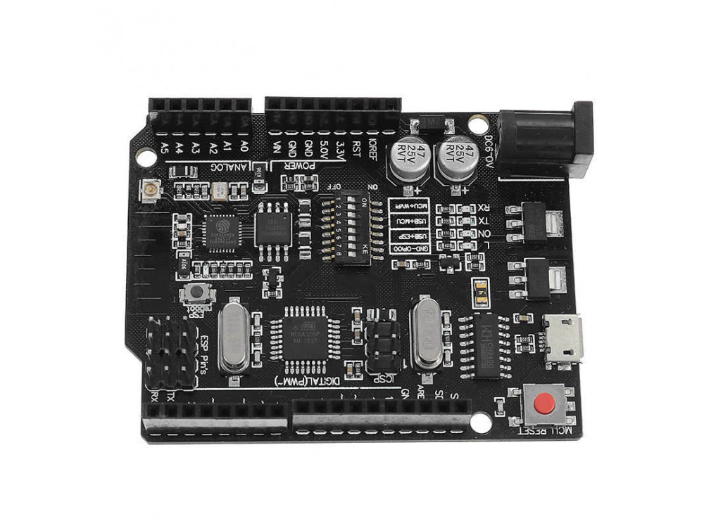 برد آردوینو UNO WIFI دارای پردازنده ATmega328P و ESP8266