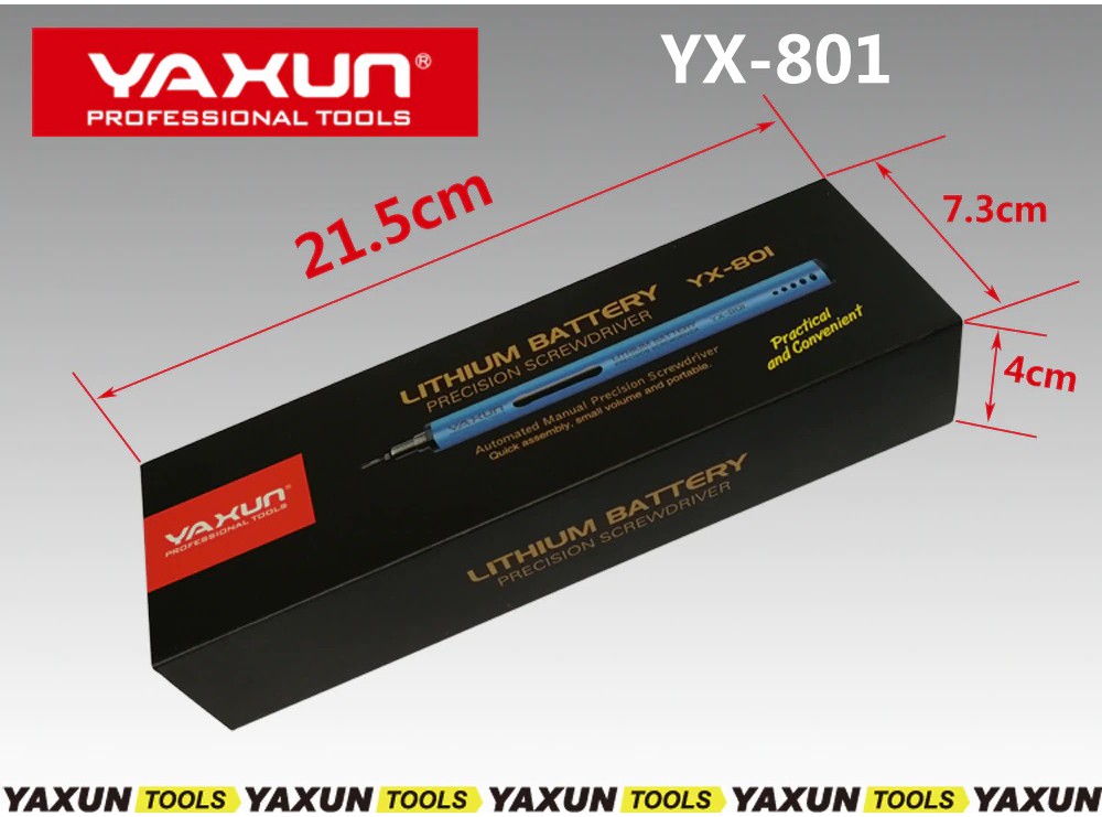 پیچ گوشتی شارژی یاکسون YAXUN مدل YX-801