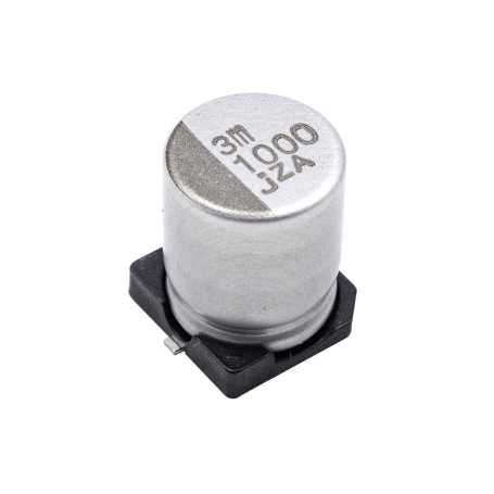 خازن SMD الکترولیت 1000uF / 6.3V سایز 8x10 مارک NIPPON