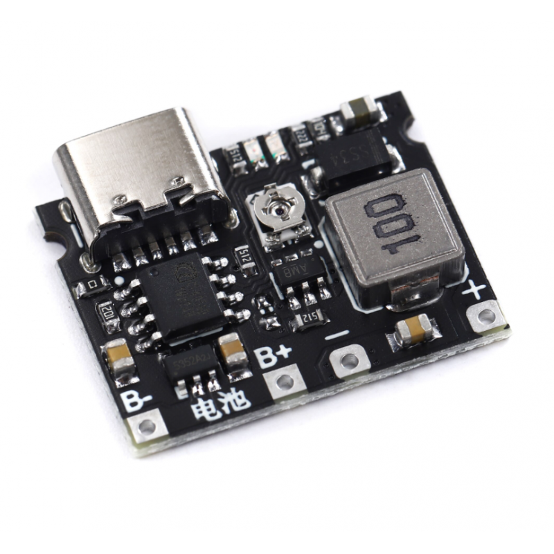ماژول شارژر باتری لیتیومی 1 آمپر TP4056 با ورودی USB TYPE-C مدل LX-LCBST
