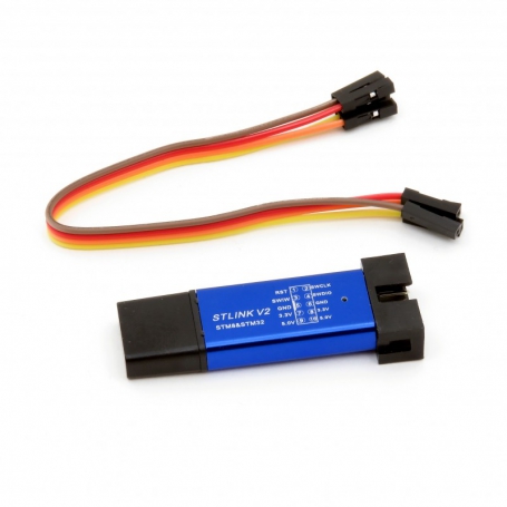 پروگرامر کوچک ST-Link V2 ویژه میکروهای STM8 و STM32
