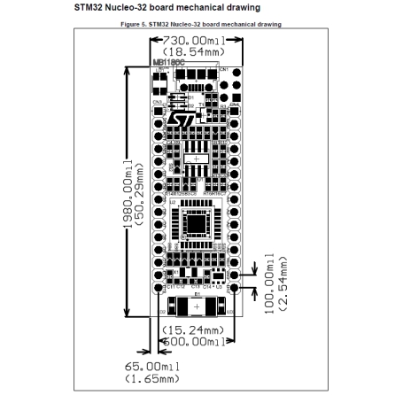 برد توسعه STM32 NUCLEO-F042K6