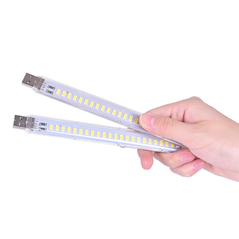 چراغ اضطراری USB LED مدل 24LED نور سفید مهتابی