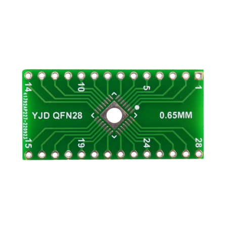 تبدیل SMD به DIP پکیج QFN28