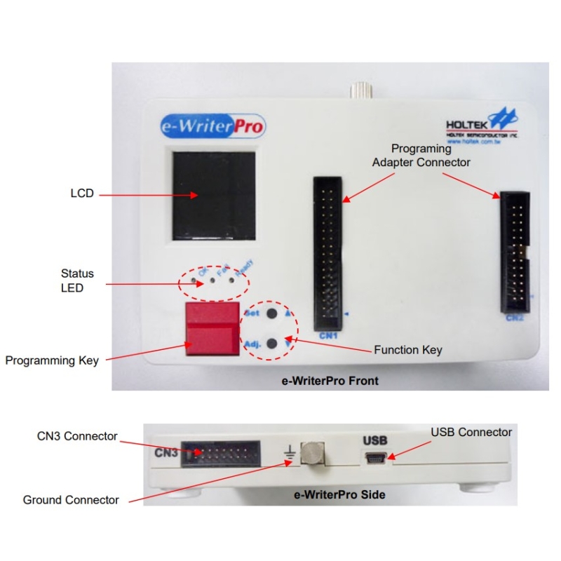 پروگرامر E-Writer Pro مارک HOLTEK