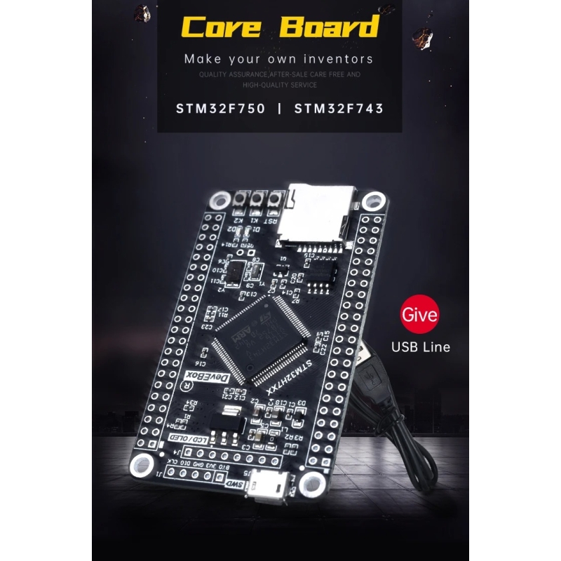 برد راه انداز میکروکنترلر STM32H750VBT6 Cortex M7