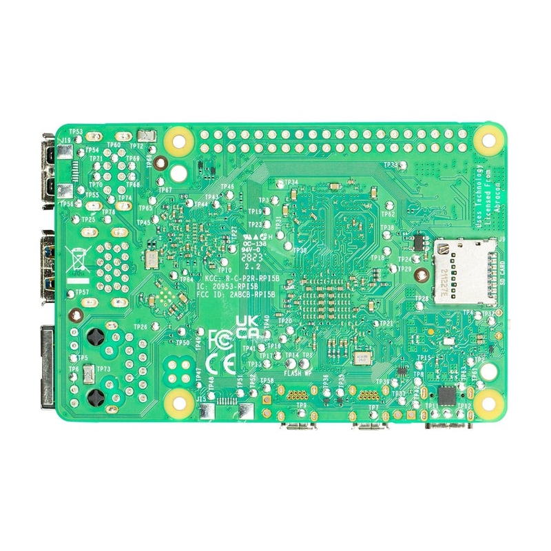 برد رزبری پای Raspberry Pi 5 تولید انگلستان با رم 4gb