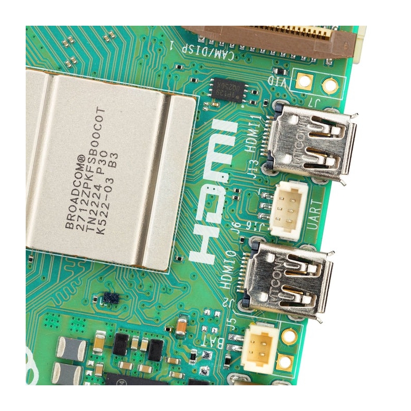 برد رزبری پای Raspberry Pi 5 تولید انگلستان با رم 4gb