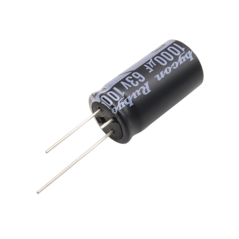 خازن الکترولیتی 1000uF / 63V ژاپنی مارک RUBYCON